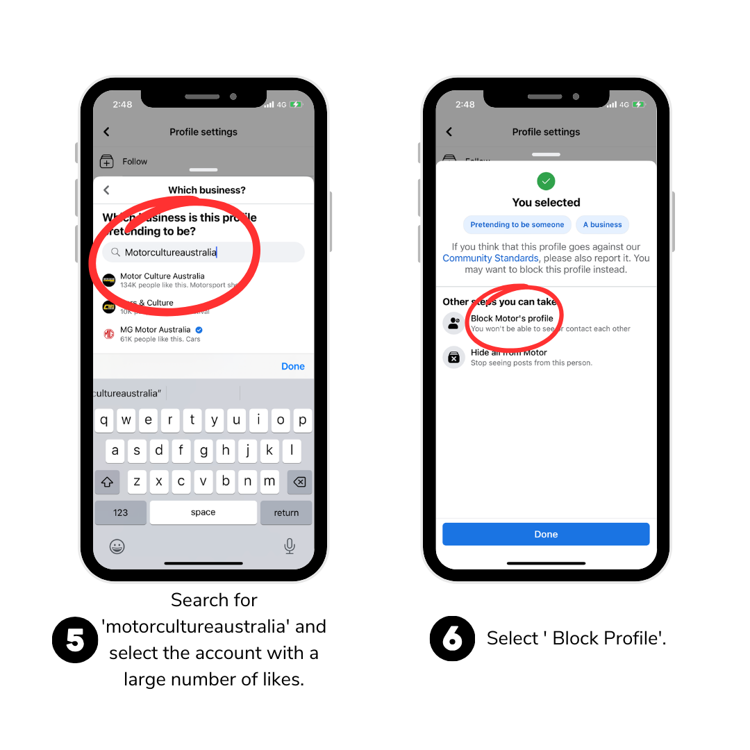 Beware of Scam Accounts – Motor Culture Australia