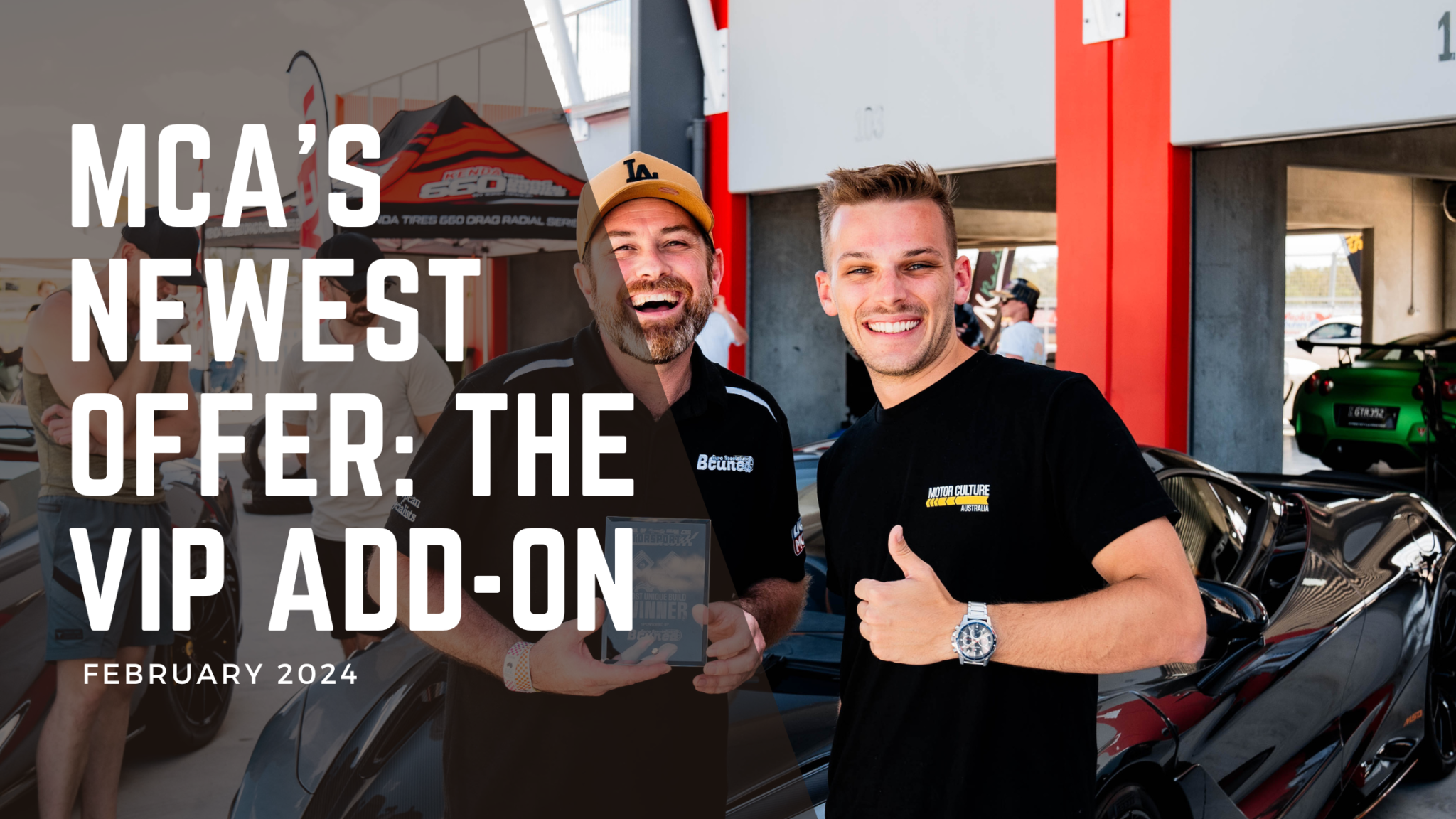 MCA’s Newest Offer: The VIP Add-On – Motor Culture Australia